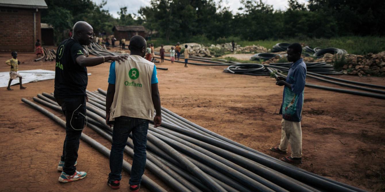 Water beats poverty: Oxfam's longest pipeline in DR Congo | Oxfam in ...